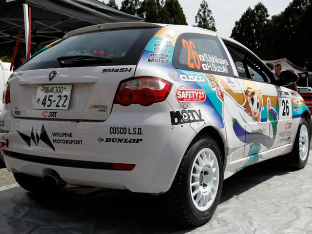 CJRTの新キャラ佐藤りあちゃん、デビューを完走で飾る 画像｜CJRTの新キャラ佐藤りあちゃん、デビューを完走で飾る【全日本ラリー 2012 ...