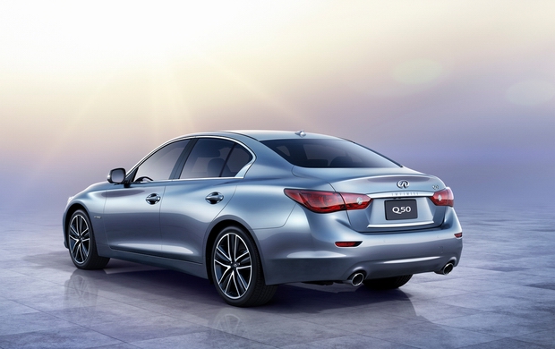 Q50_Exterior_Rear 画像｜次期スカイラインはハイブリッドもある？ 新型インフィニティQ50がデビュー【デトロイトショー ...