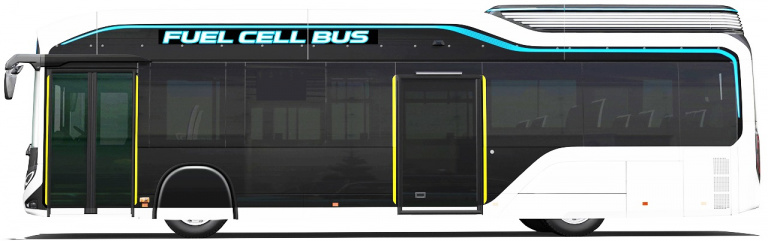 TOYOTA_FC-BUS 画像｜トヨタが「自動横付け機能」搭載のFCバスを2018年に発売、 東京五輪に向け都内に100台以上導入【東京 ...