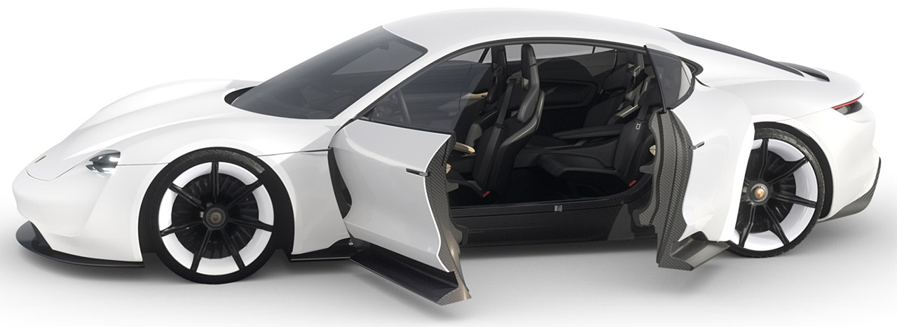 Porsche_MissionE. 画像｜EV時代のポルシェ・911？ 「Mission E」の先行受注がスタート。 システム出力600ps ...