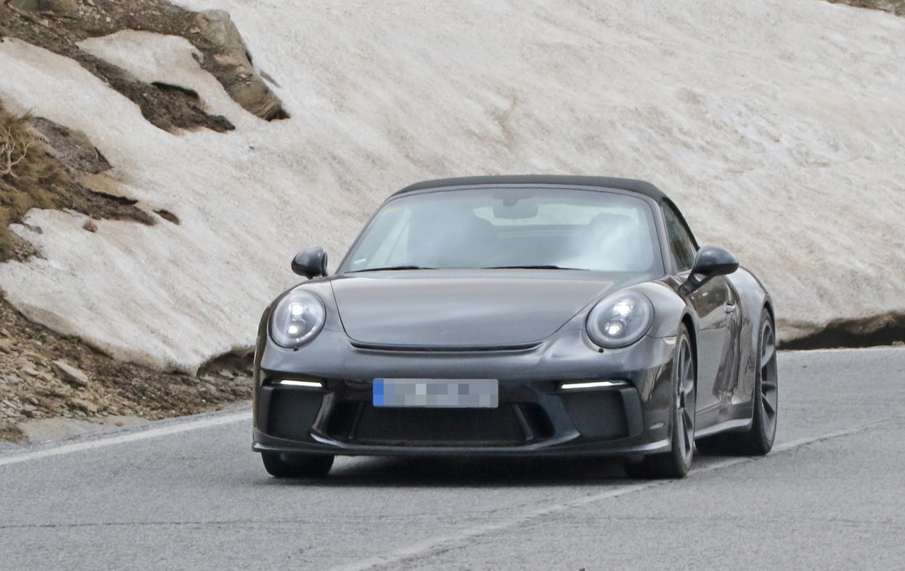Porsche 911 GT3 Convertible 1 画像｜ポルシェ911 GT3に初のオープンモデル!? 謎のテスト車両の正体は ...