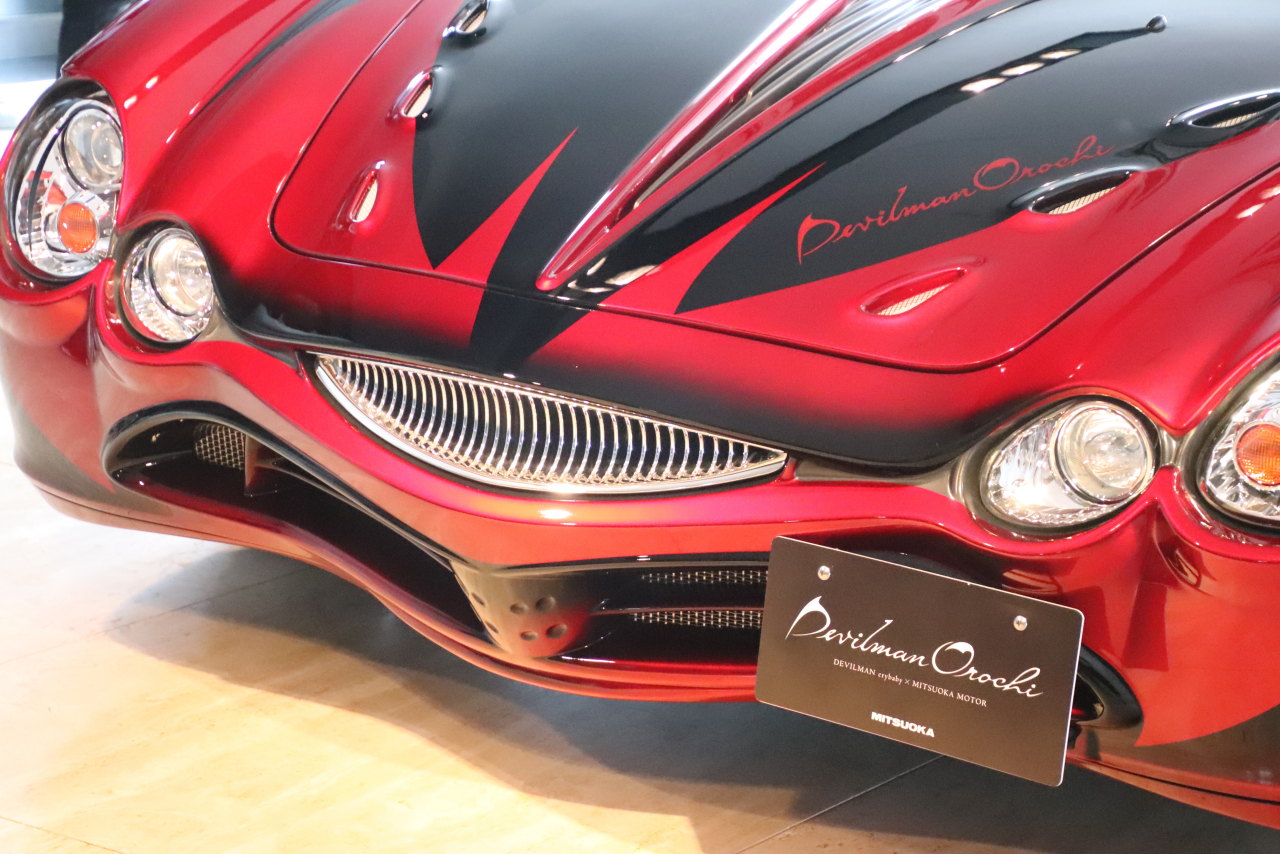 20180906Mitsuoka Devilman Orochi036 画像｜悪魔のクルマが誕生！ 永井豪のデビルマンが乗り移ったオロチ ...