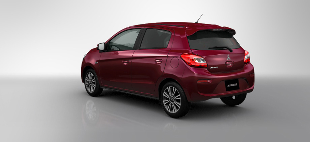 MIRAGE_rear 画像｜三菱・ミラージュの次期型は、東京モーターショー2019で発表!? | clicccar.com