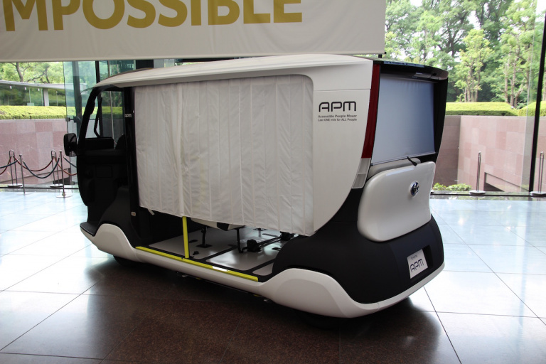 TOYOTA_APM_12 画像｜「東京2020オリンピック・パラリンピック」の会場内を走る専用EV「APM（Accessible People Mover）」をトヨタが初公開 ...