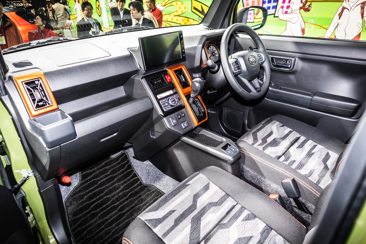 DAIHATSU_TAFT_28 画像｜ダイハツの新型軽SUV「TAFT（タフト）コンセプト」は、スズキ・ハスラーよりも低さと四角さが際立つ ...