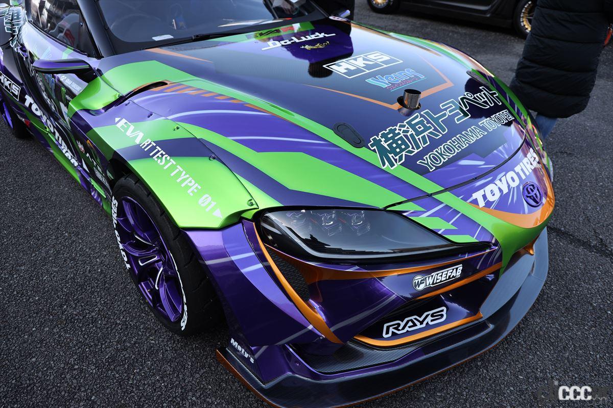 d1_eva_supra009 画像｜EVAレーシング、D1GP初号機GRスープラの大迫力【東京オートサロン2021】 | clicccar.com