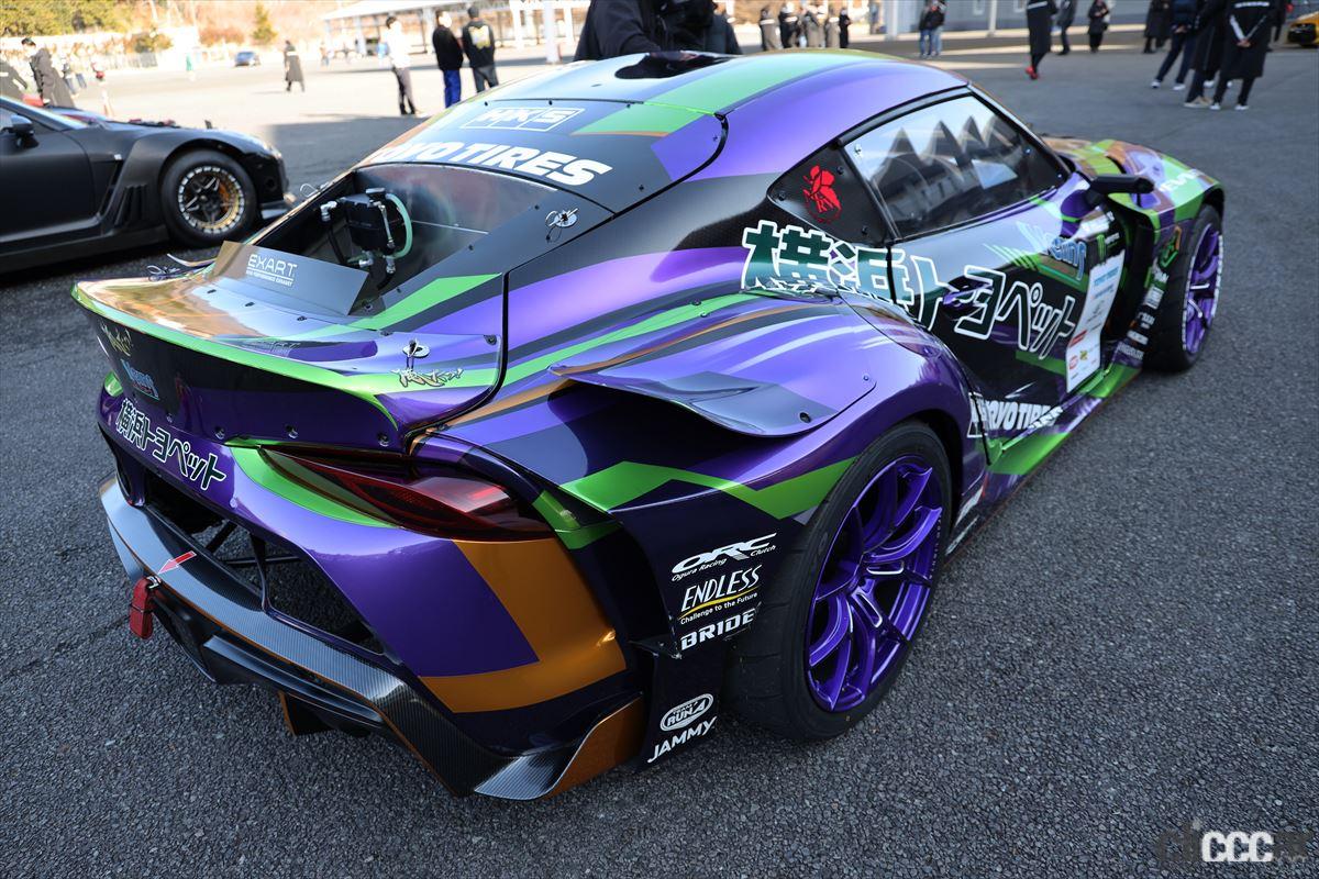 d1_eva_supra005 画像｜EVAレーシング、D1GP初号機GRスープラの大迫力【東京オートサロン2021】 | clicccar.com