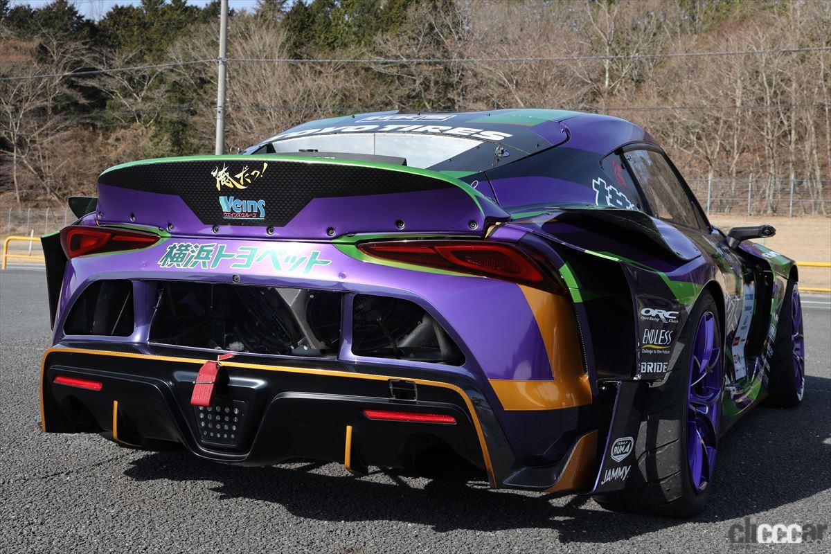d1_eva_supra015 画像｜EVAレーシング、D1GP初号機GRスープラの大迫力【東京オートサロン2021】 | clicccar.com