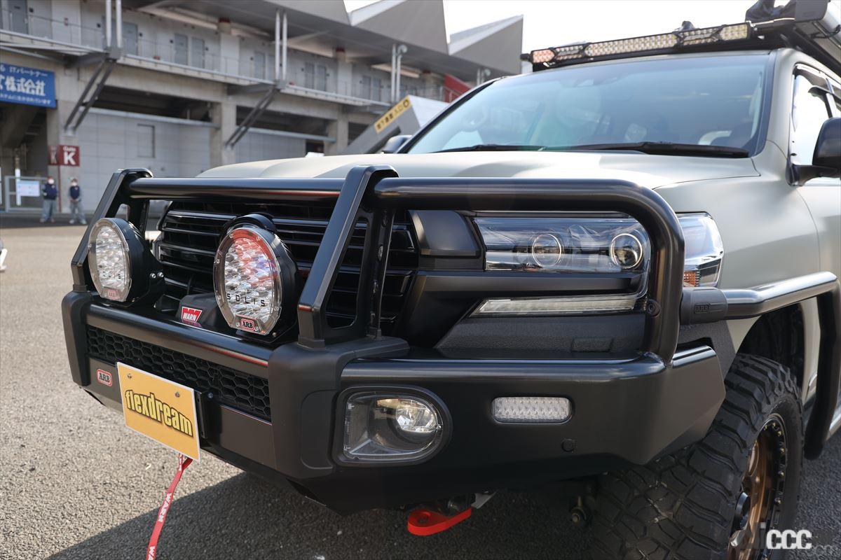 flex_dream_012 画像｜A.R.Bパーツ正規輸入元のflexdreamが作り上げた力強いランクルのデモカー【東京オートサロン ...