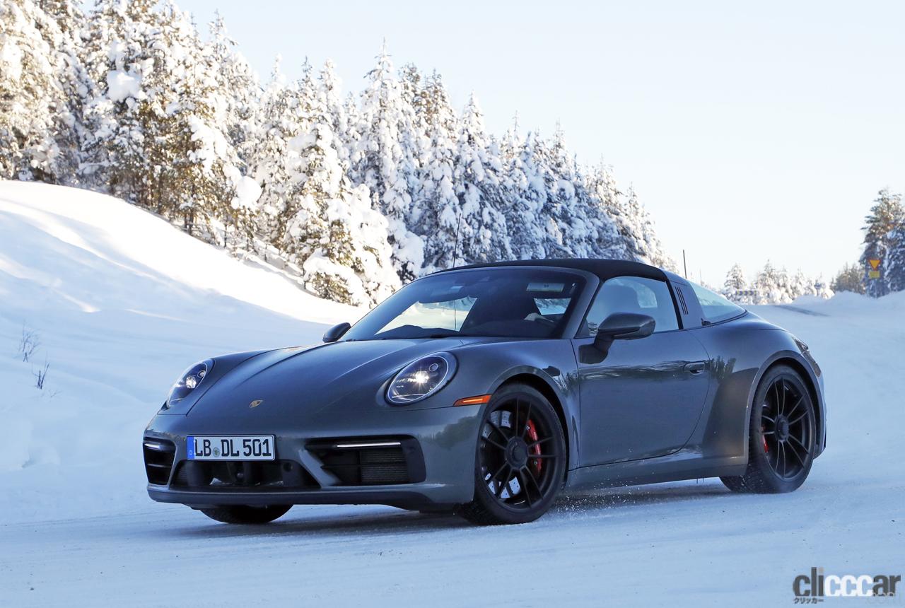 Porsche 992 GTS targa 7 画像｜ポルシェ911 GTSタルガをスクープ！ コックピットに最新デザイン採用か ...
