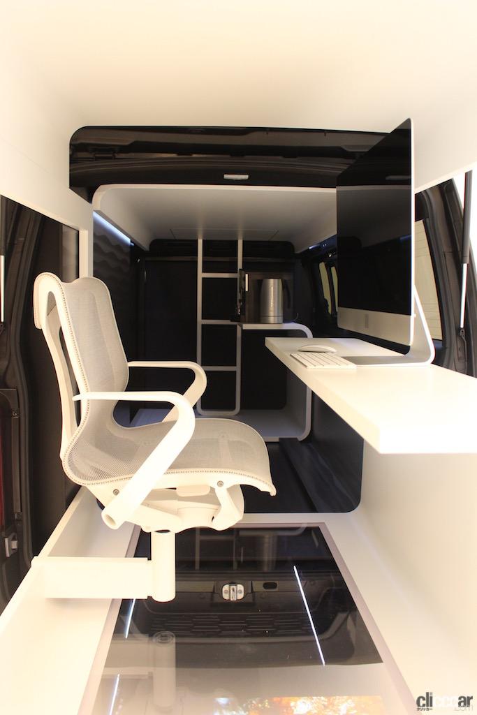_ NV350 CARAVAN OFFICE POD CONCEPT _20210323_5 画像｜アウトドアもリモートワークもスマートに ...