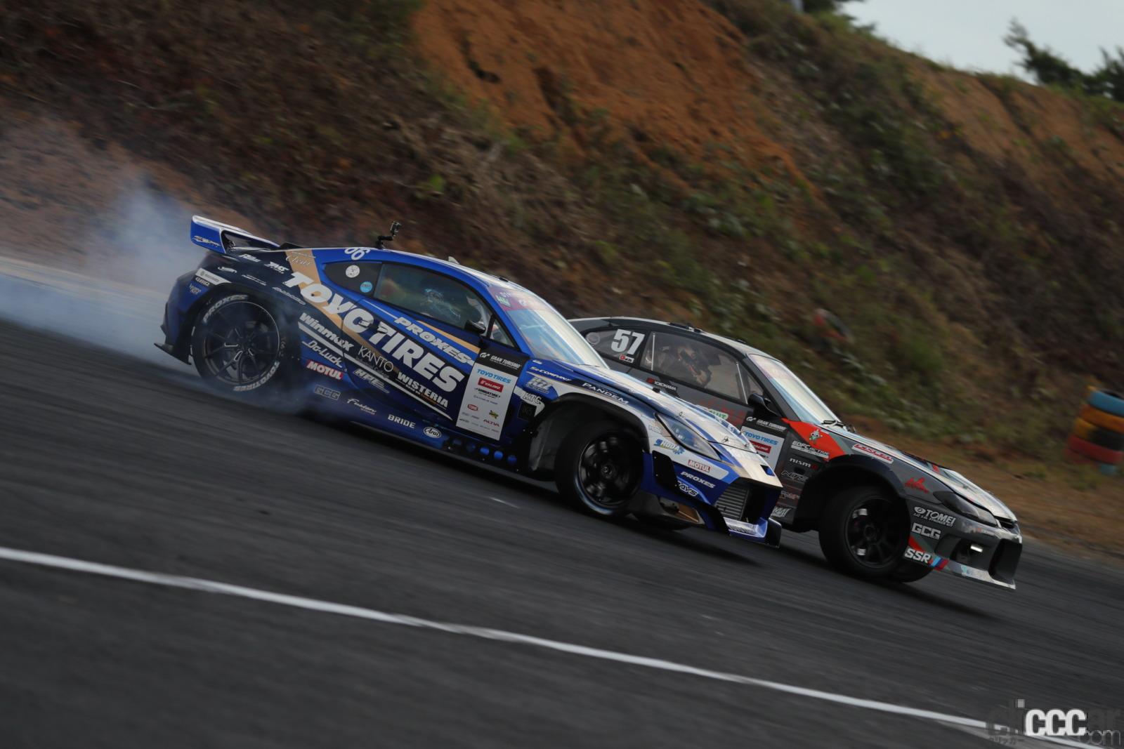 2022D1GP_EBISU_TOYO_08 画像｜TEAM TOYOTIRES DRIFTが20インチタイヤ投入。川畑選手は決勝進出ならずも ...