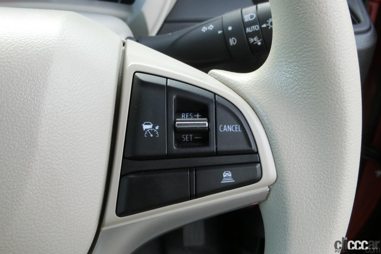 sss 15 acc steering switch 画像｜ワゴンRスマイルの「スズキセーフティサポート」機能・性能はいかに？【新車リアル試乗 ...