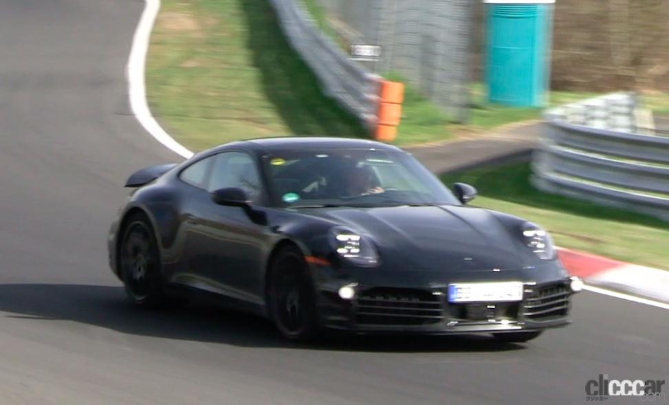 Porsche 911 Facelift_007 画像｜これがポルシェ911の走りだ！ 電動化前の改良型がニュルブルクリンクを疾走【動画 ...