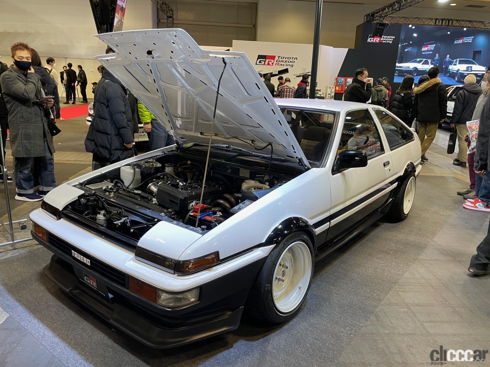 clicccar_OAM_TOYOTA_021016 画像｜トヨタAE86がGAZOOレーシングブースに3台集結！一番の注目株は？【大阪オートメッセ2023】 | clicccar.com
