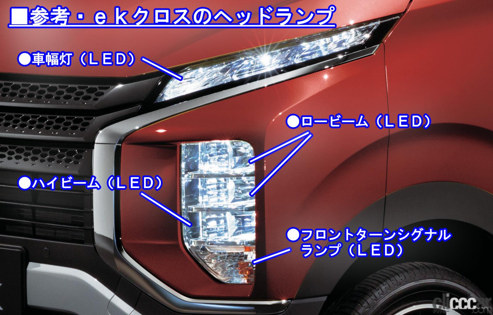 light front 2 ek x led head light we 画像｜LEDでなく安いハロゲンが良い！ オートハイビームも使い ...