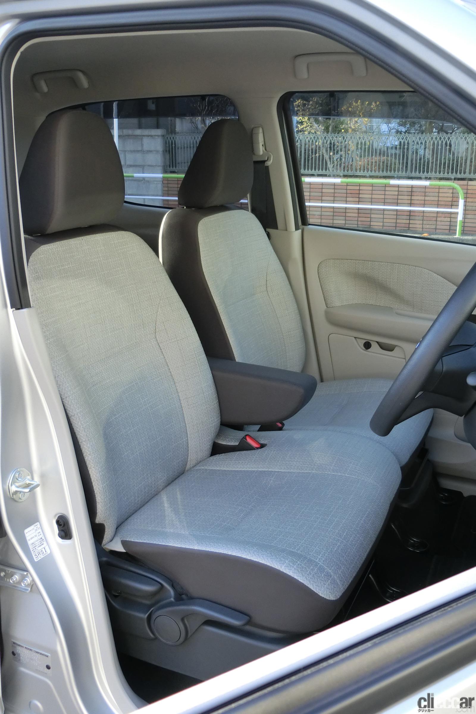 seat 3-2 front 画像｜eKワゴンの正座もできそなフラットフロア！ リムジンも青ざめる広大空間【新車リアル試乗7-9 三菱eK ...