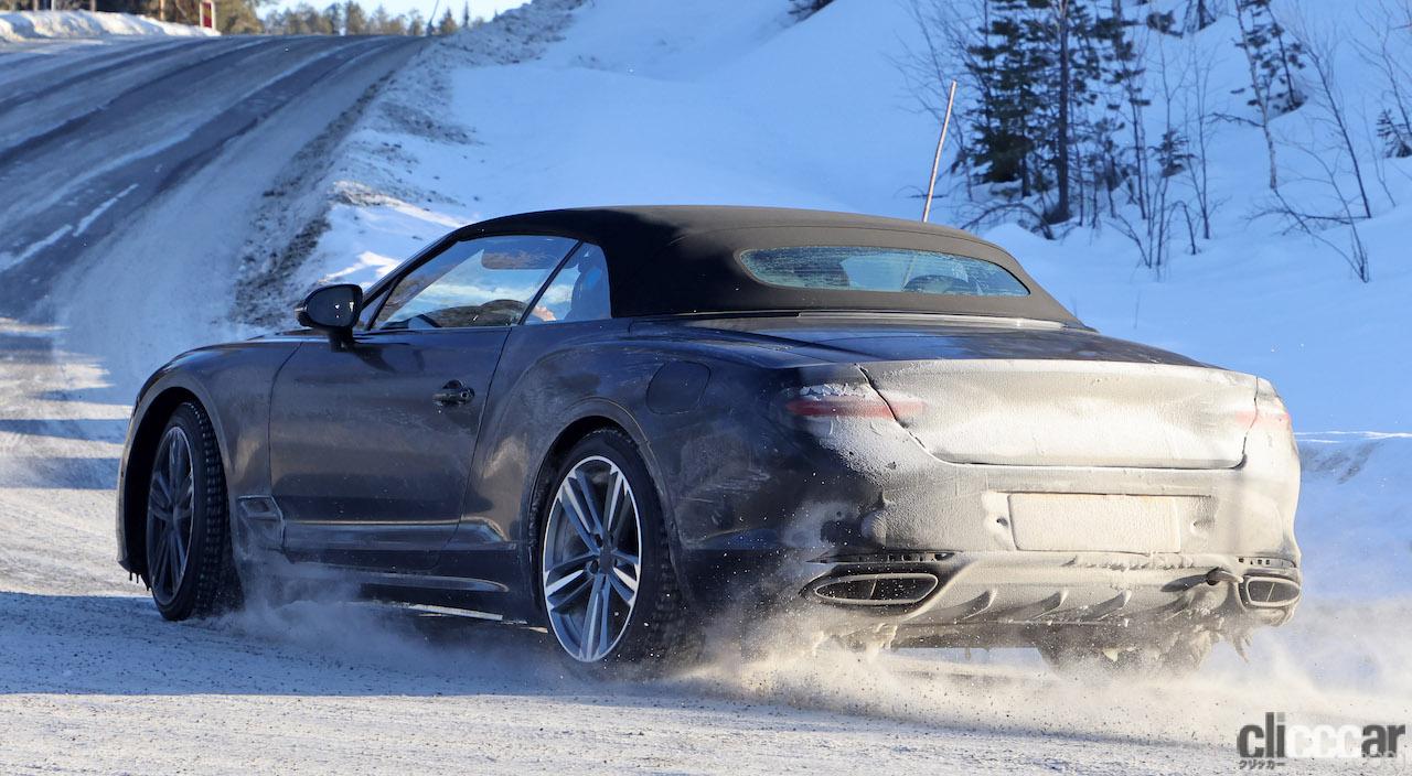 Bentley Conti GTC 5 画像｜ベントレー「コンチネンタルGT」 改良型には少なくとも2つの異なるPHEVを搭載か。フルEVは導入されるのか？ | clicccar.com