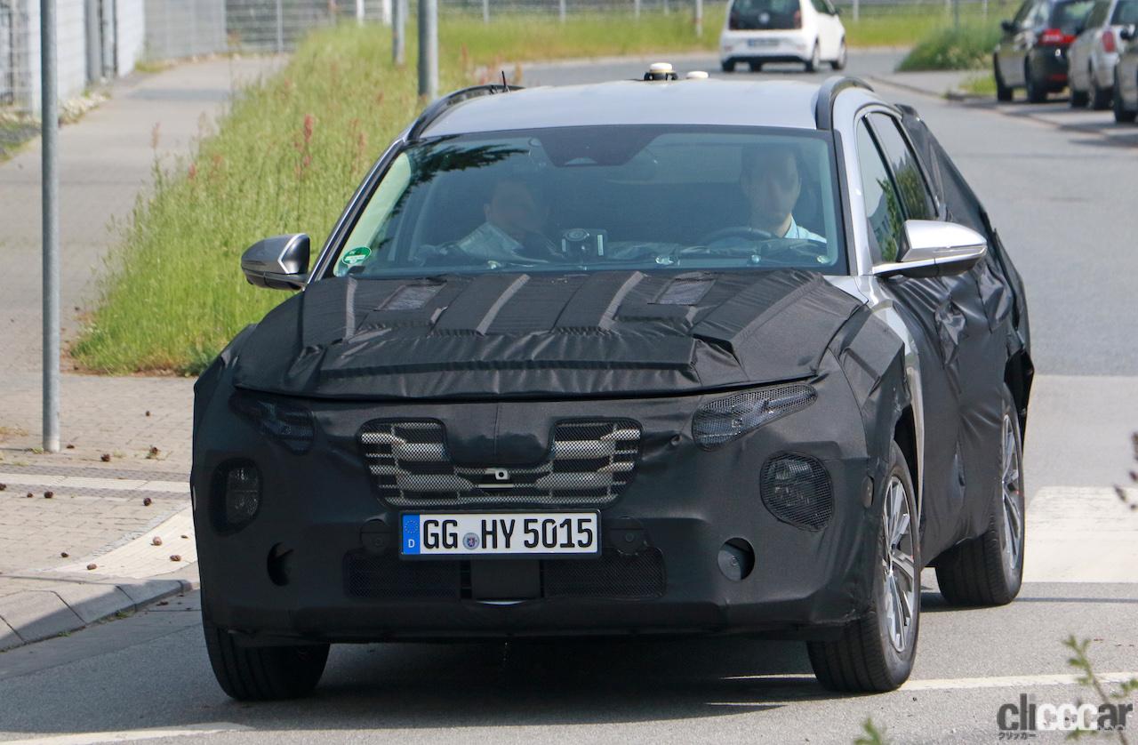 Hyundai Tuscon facelift 3 画像｜あの個性的テールライトはどうなる!? ヒョンデ「ツーソン」大幅改良。祖先はヒュンダイ ...