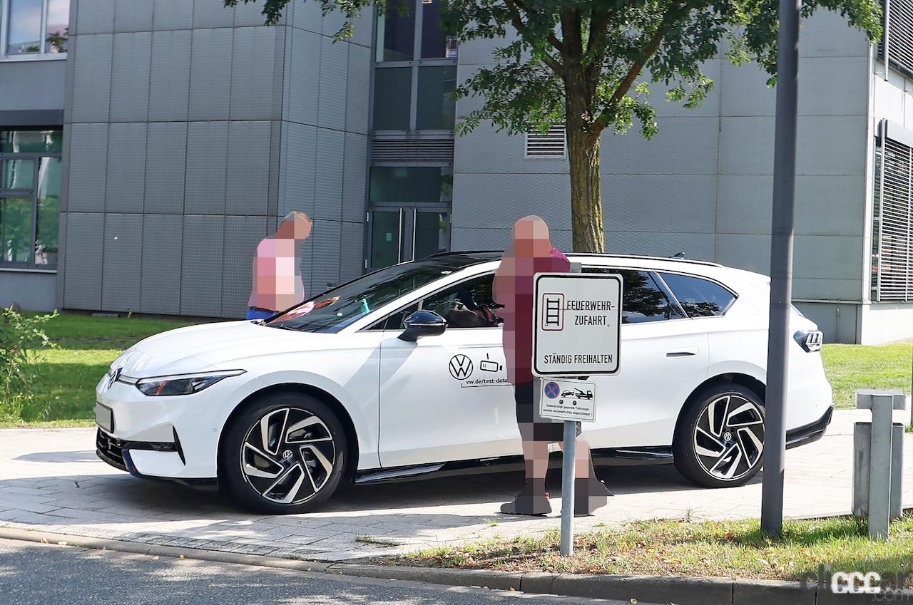 Volkswagen ID.7 Wagon 8 画像｜撮るなよ！ VWパサート後継EVワゴン「ID.7」ついに生産仕様が登場 ...