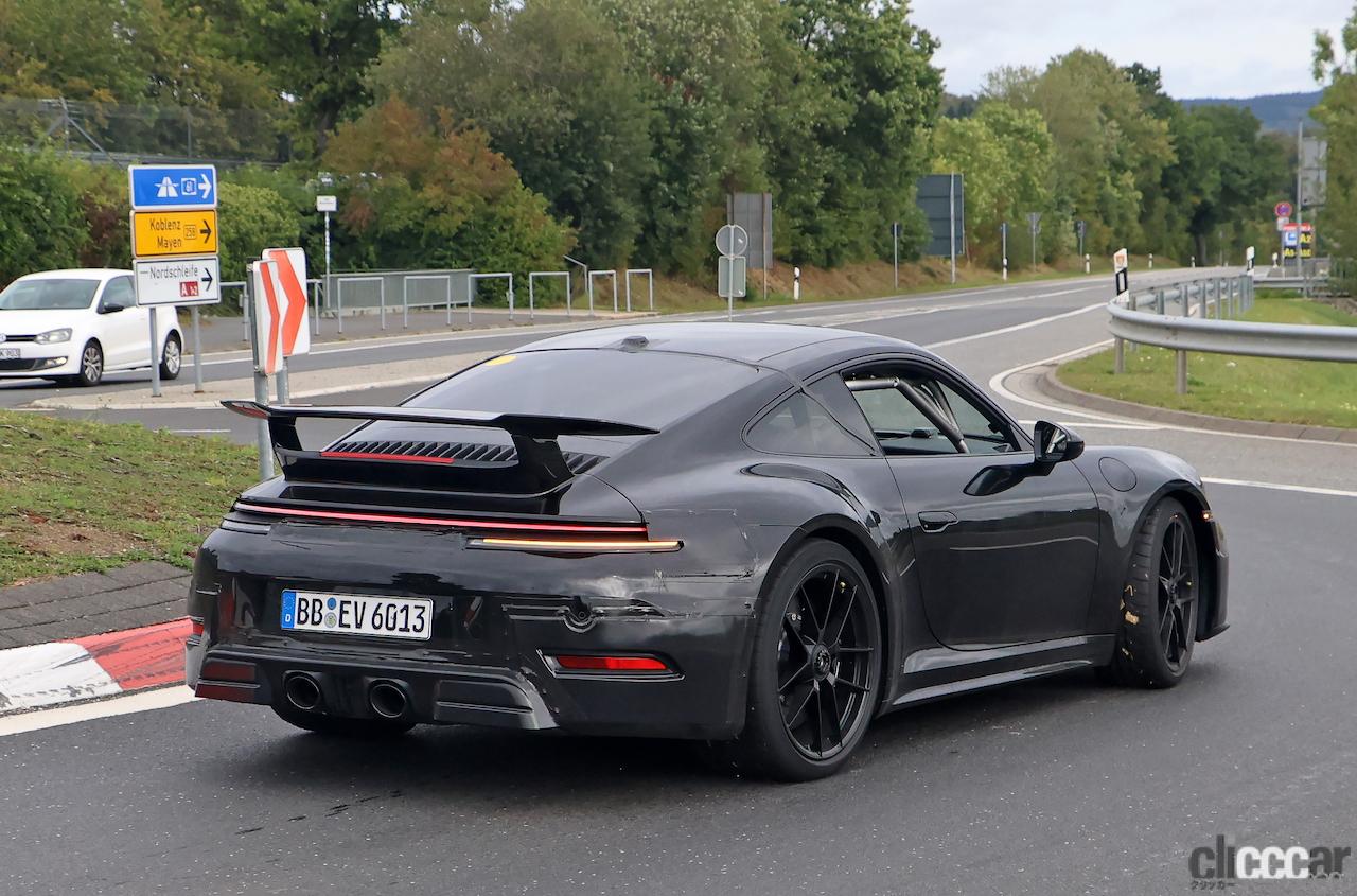 Porsche 992 GTS facelift hybrid aeropackage 13 画像｜初の電動化で700馬力！ポルシェ「911 ...