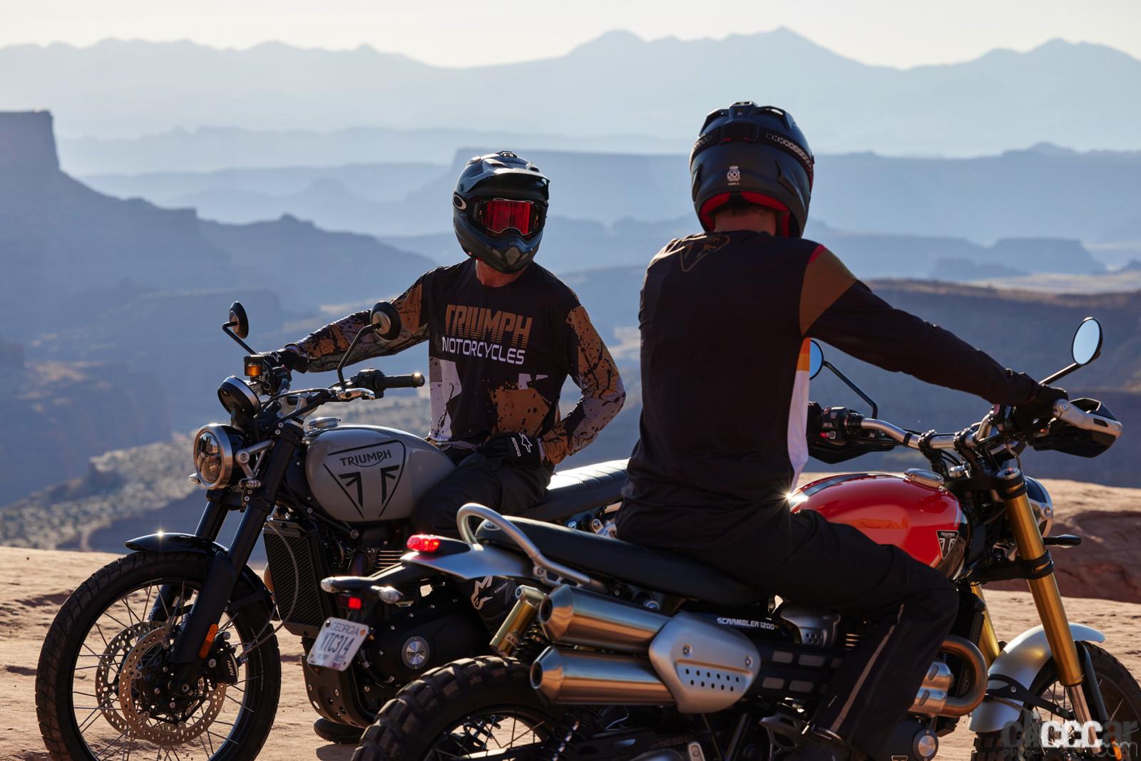 トライアンフが新型「スクランブラー1200X/XE」発表。Xはリーズナブルな新型車、XEはオフロード走破性を向上 | clicccar.com