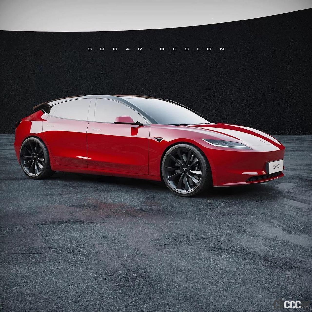 Tesla-Model-3-GT-Rendering-5 画像｜テスラが初のワゴンを計画中？「モデル3 GT」デザインを大予想 ...