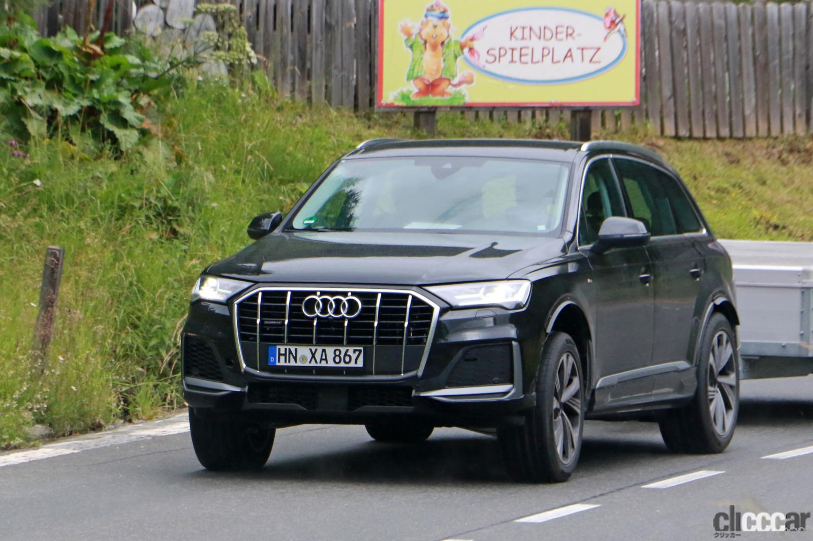 Audi Q7 mule 1 画像｜アウディSUV「Q7」が満を持して11年振りのフルモデルチェンジへ。ブランド史上最大となるディスプレイを搭載？ | clicccar.com