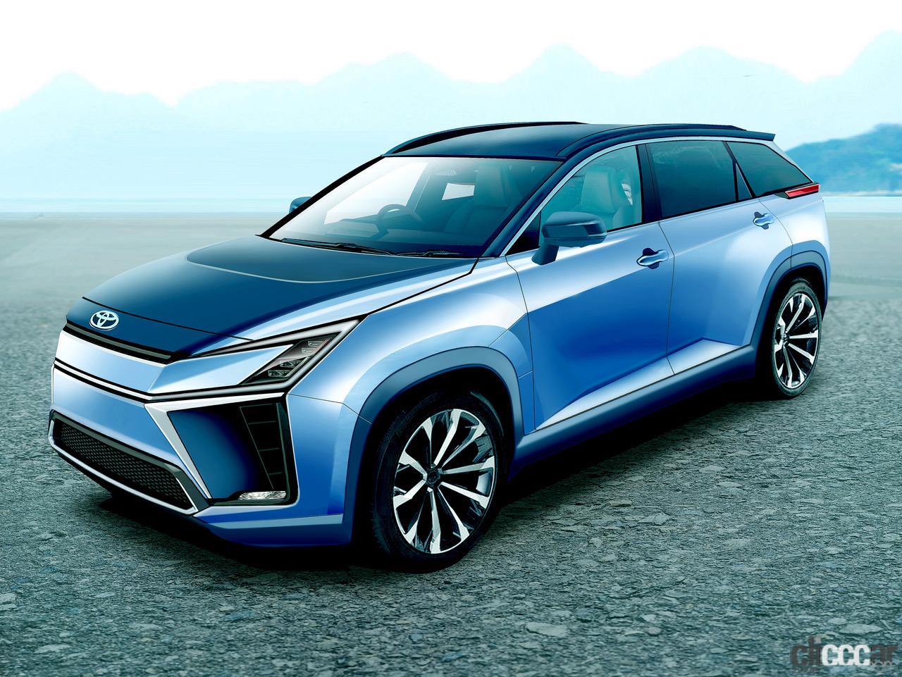 bZ5X 画像｜「トヨタ・bZ5X」市販型を大予想！bZシリーズ最大級SUVはスバルバージョンも登場？ | clicccar.com