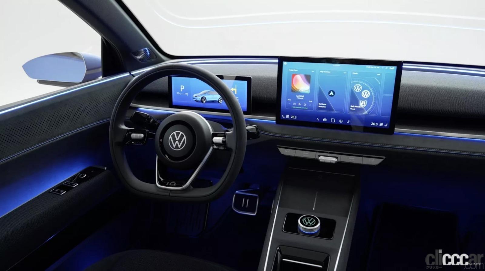 Volkswagen-ID.2all-concept-00037 画像｜「T-Cross」の後継モデル!? フォルクスワーゲンが小型BEV「ID.2」の2026年発売を予告 ...