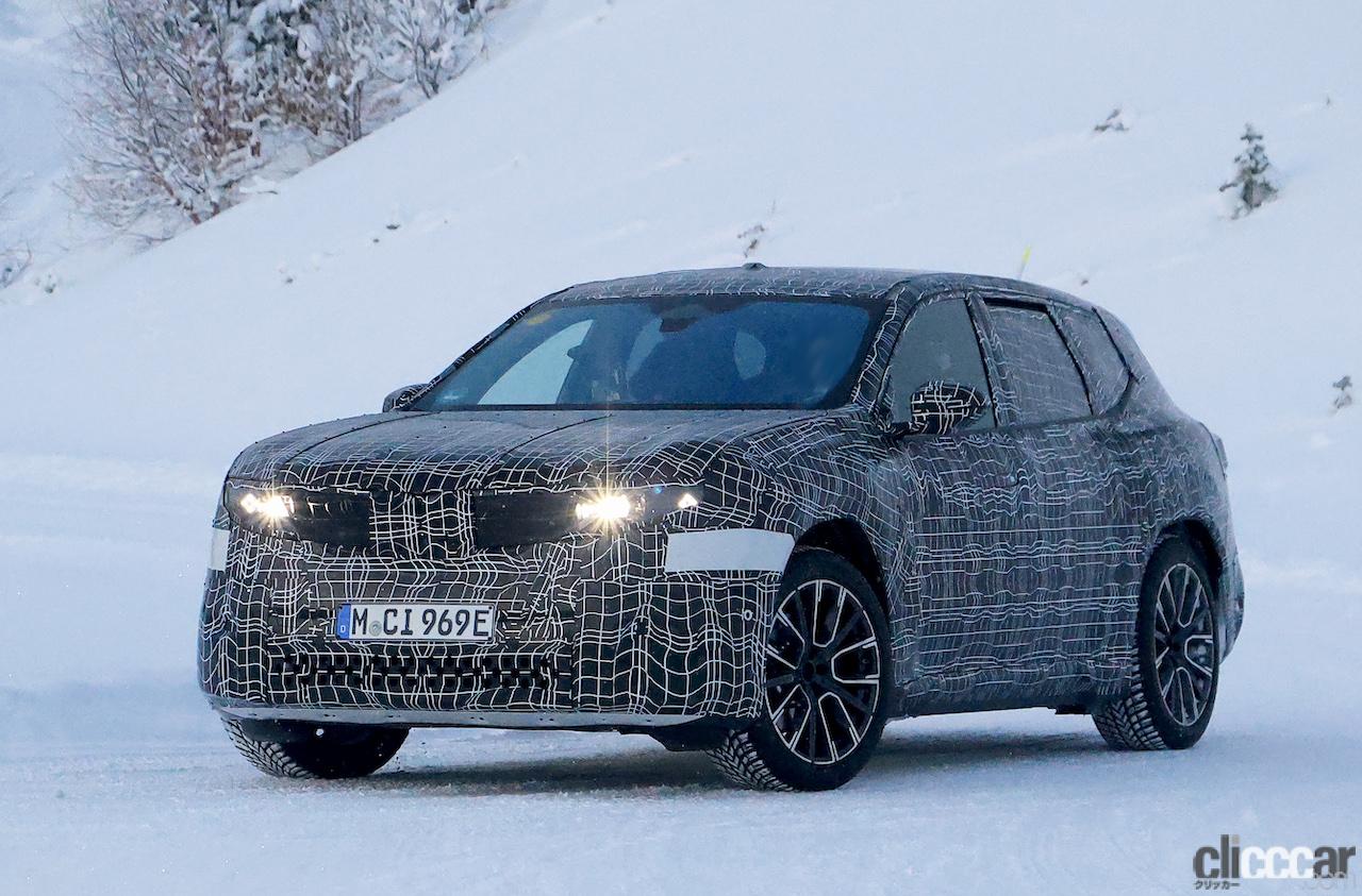 BMW iX3 18 画像｜BMW「iX3」後継モデル内部を激写！ ARグラフィック「BMWパノラミック・ビジョン」初採用へ | clicccar.com