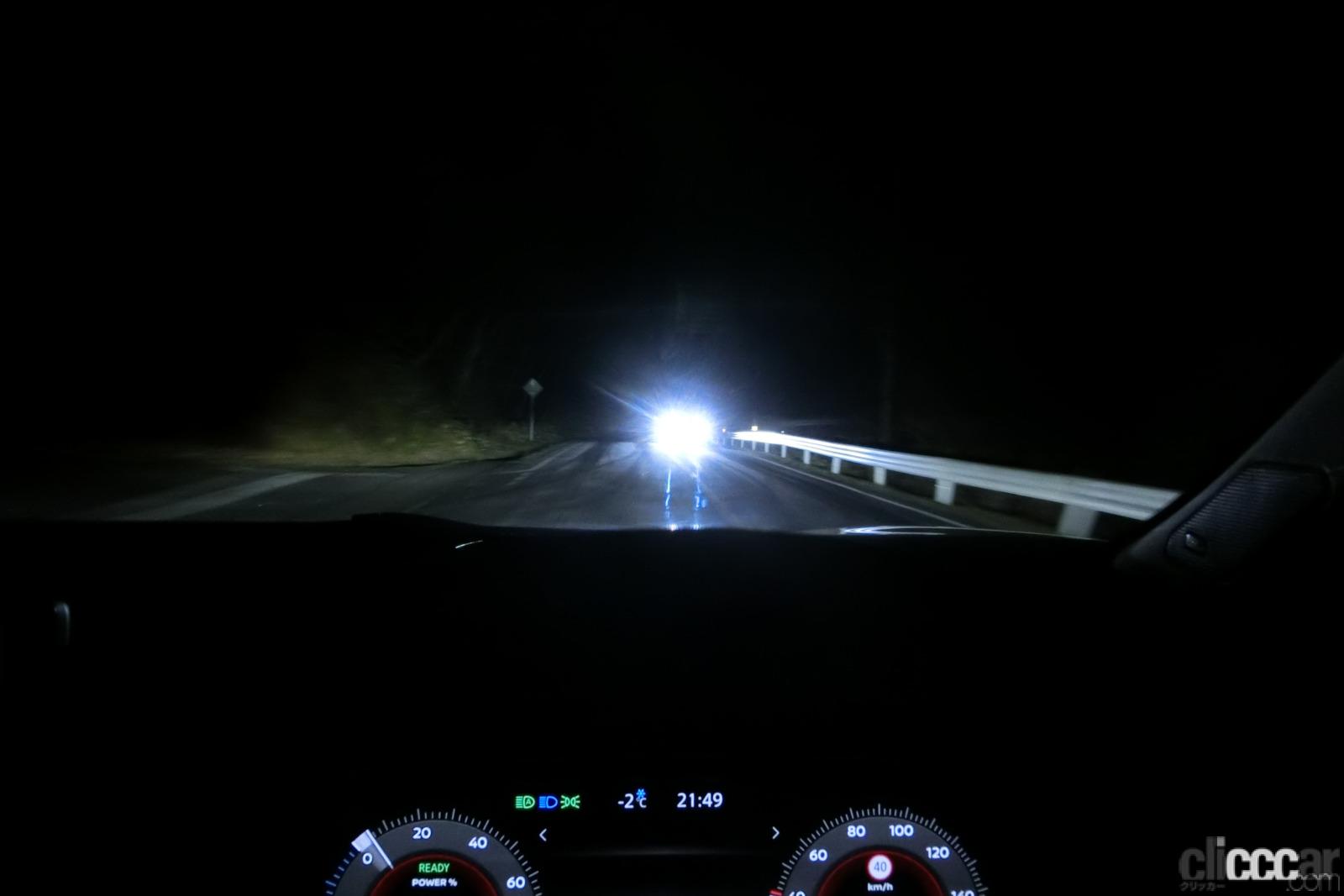 xt6 light 7-3 front adaptive led high beam to on coming car at mt ...
